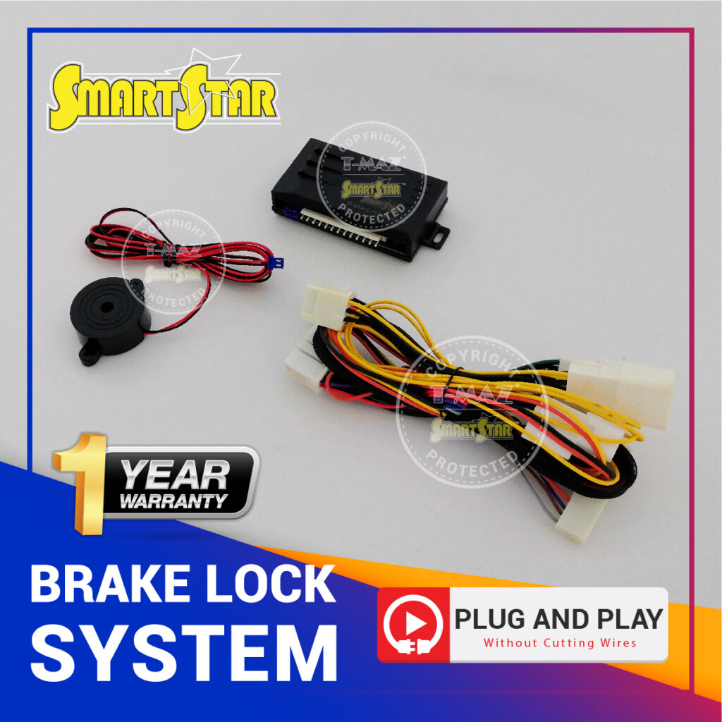 TOYOTA VIOS 2014-2018 - 2 In 1 Brake Lock System + Buzzer - Plug & Play ...